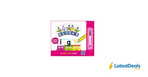 Alphablocks Wipe Clean Book With Pen For Ages 3 6 £9 75 At Amazon
