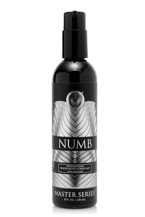Numb Desensitizing Water Based Lubricant With Lidocaine 8 Oz Sex Toy
