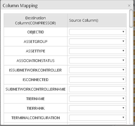 Database Import Technical Toolboxes Knowledge Center