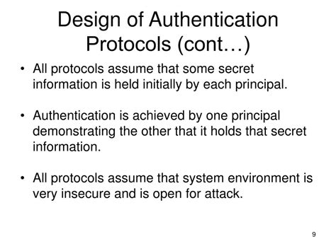 Ppt Distributed Computer Security Authentication And Key