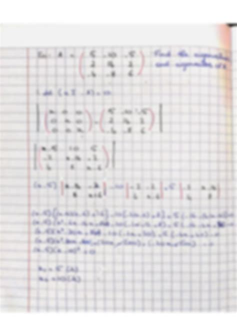 Solution Spectral Theory Eigen Values Eigen Vectors Diagonalosable Linear Algebra