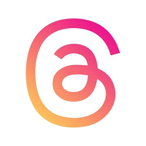 Premium Vector Social Media Thread Symbol Icon