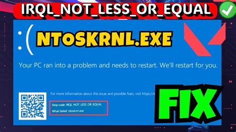 Ntoskrnlexe Bsod Blue Screen Error Solved Driver Easy Ntoskrnl Exe