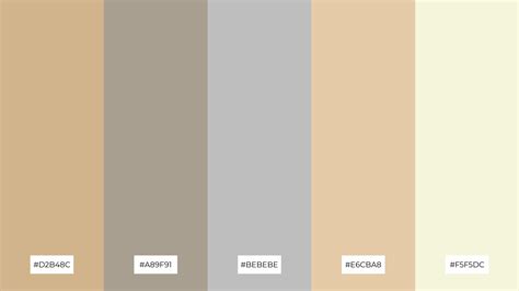 The Best 15 Gray Tan Color Palette Combinations