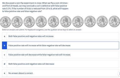 Solved We Discussed A Coin Flip Experiment In Class When We