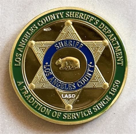 Los Angeles County Sheriff Detective Badge Lasd Aero Bureau