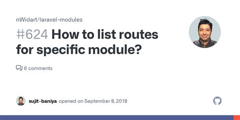 How To List Routes For Specific Module · Issue 624 · Nwidartlaravel Modules · Github