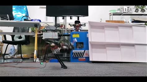 A Bipedal Robot Continuously Jumps With The Assistance Of Rotors Youtube