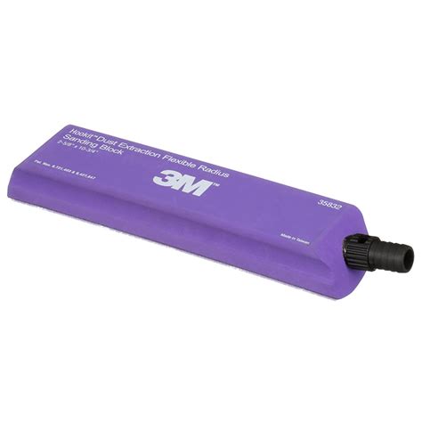3m 10 3 4 Hookit Dust Extraction Flexible Radius Sanding Block