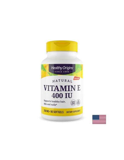 Купи Витамин E 400 Iu 268 мг х 90 меки капсули Healthy Origins
