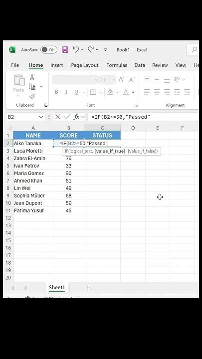 If Function In Seconds Excel Made Easy Exceltips Excel Iffunction