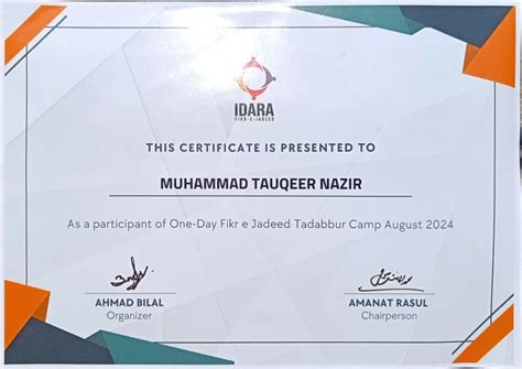Muhammad Tauqeer Nazir On Linkedin Attended Insightful Sessions On