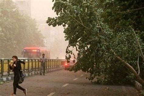 هشدار درباره وقوع توفان‌های شدید با توجه به تغییرات اقلیمی در تهران