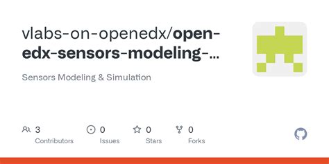 GitHub Vlabs On Openedx Open Edx Sensors Modeling Simulation Sensors Modeling Simulation