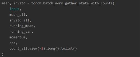 Syncbatchnorm Doesnt Work When I Set Trackrunningstats False · Issue