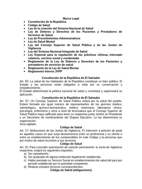 2 Marco Regulatorio De La Profesión En Psicología Pdf