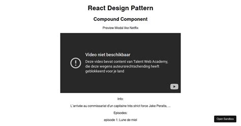 React Design Pattern Compound Components Codesandbox