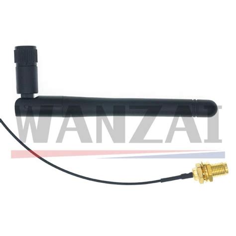 G Antenna Folded Bluetooth Wifi Module ZigBee Antenna SMA To IPEX Feeder Line GHz Antenna