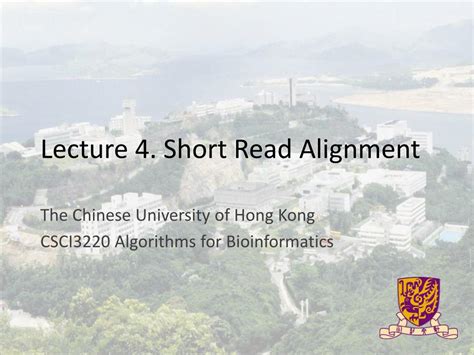 Ppt Lecture 4 Short Read Alignment Powerpoint Presentation Free Download Id5237959
