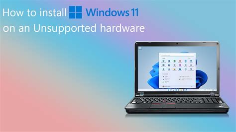 How to install Windows 11 on an Unsupported hardware | Installing Windows 11 on a 12yr old ...