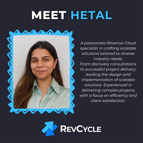 Hetal Tanna On Linkedin Im Excited To Share That Ive Embarked On A New Journey As A Revenue…