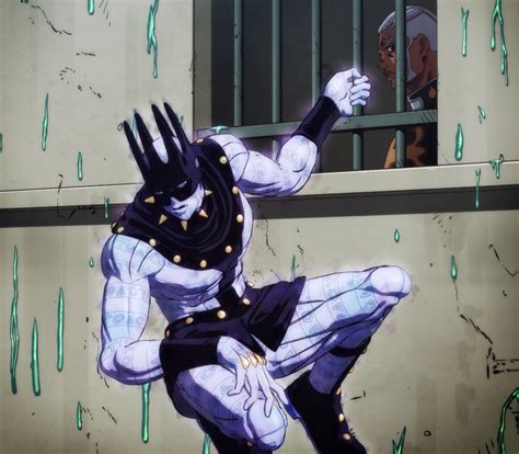 Filewhitesnake Inspects The Courtyard Animepng Jojos Bizarre