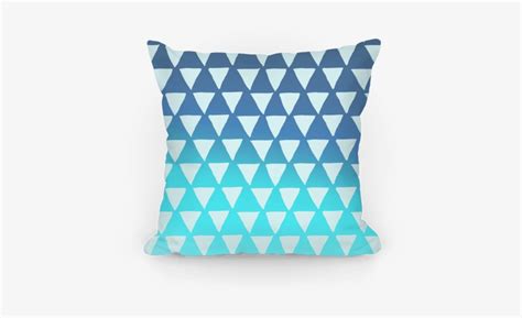 Download Triangle Blue Ombre Pattern Pillow Ombre Patterns Transparent PNG Download SeekPNG