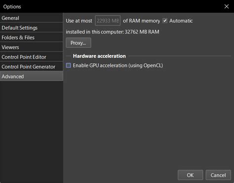 Error Failed To Initialize OpenCL PTGui Stitching Software