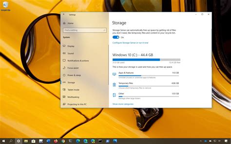 How To Quickly Free Up Space Using Storage Sense On Windows Pureinfotech