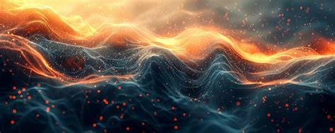 Premium Photo Abstract Landscapes Of Interconnected Nodes Background