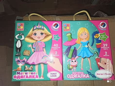 Магнітна гра одягалка одягашка лялька одяг магнитная игра одевалка: 100 ...