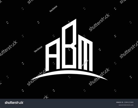 Letter Abm Building Vector Monogram Logo Stock Vector Royalty Free