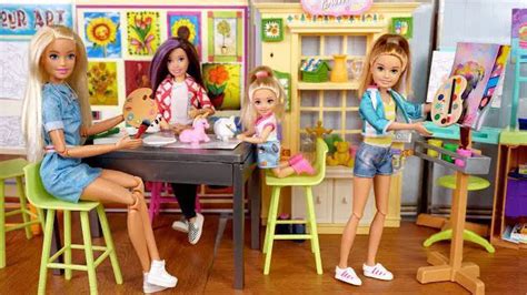 کارتون باربی با داستان صنایع دستی خواهران باربی