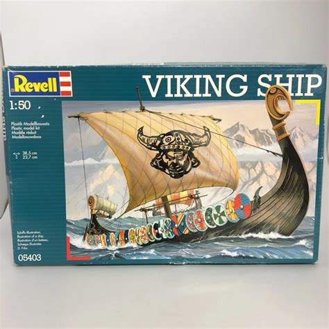 Revell Viking Ship Model Kit 150 Scale 05403 Boxed Project 44043 Cp £
