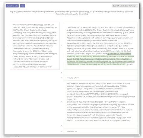 New Feature View Changes From The Dashboard Wiki Education