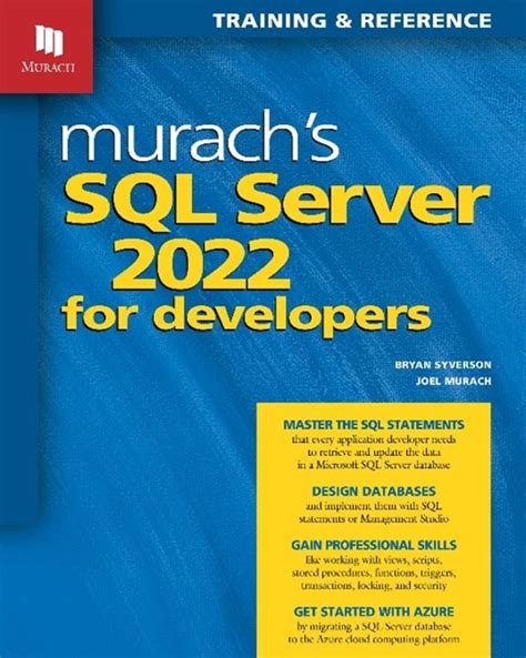 Murachs Sql Server 2022 For Developers 9781943873067