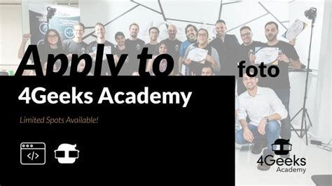 Aplica A 4geeks Academy Bootcamp · 4geeks Academy