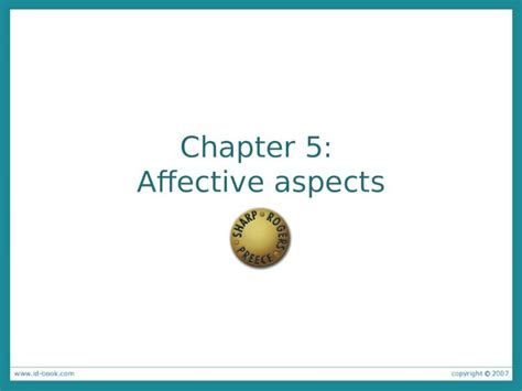 Ppt Chapter 5 Affective Aspects Overview Expressive Interfaces How