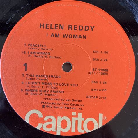 Vintage 1972 Helen Reddy Album I Am Women Etsy