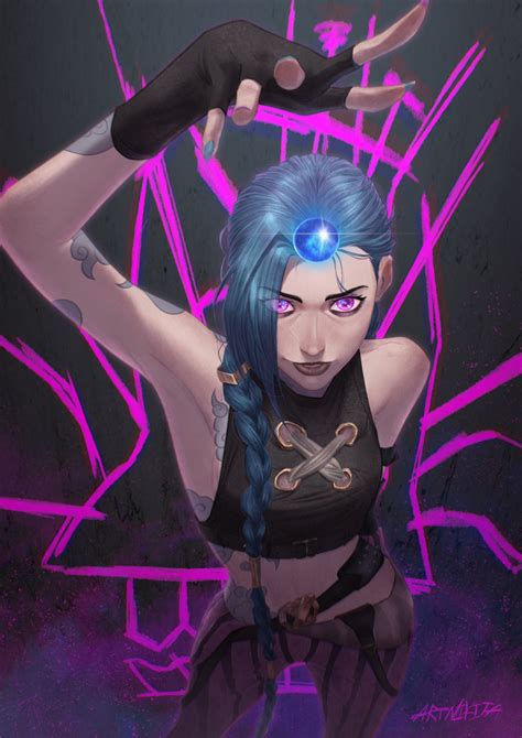 Jinx And Arcane Jinx League Of Legends And More Drawn By Artnikita Danbooru