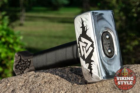 Handmade Viking Hammer Valknut — Vikingstyle