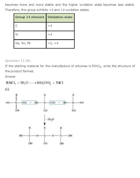 The P Block Elements Class 11 Chemistry Ncert Solutions