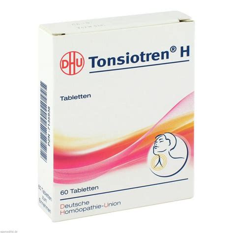Tonsiotren H Tabletten 60 St Preisvergleich Pzn 7135938 · Medipreisde