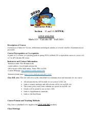 Master Calculus III With LIVE ONLINE Math Course Fall Course Hero