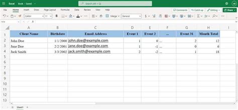 Entry 4 By Hrshammo For Excel Attendance Tracking Sheet By Client By Event Freelancer