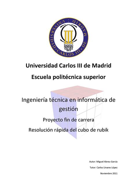 Resolución Rápida Del Cubo De Rubik Elsaber21