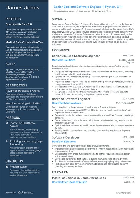 10 Senior Data Engineer Resume Examples And Guide For 2026