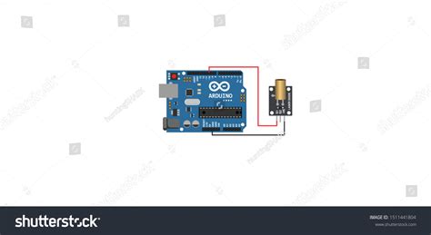 Laser Diode Interfacing Arduino Illustration Vector Vetor Stock Livre De Direitos 1511441804