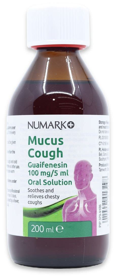 Numark Mucus Cough Oral Solution 200ml Medino