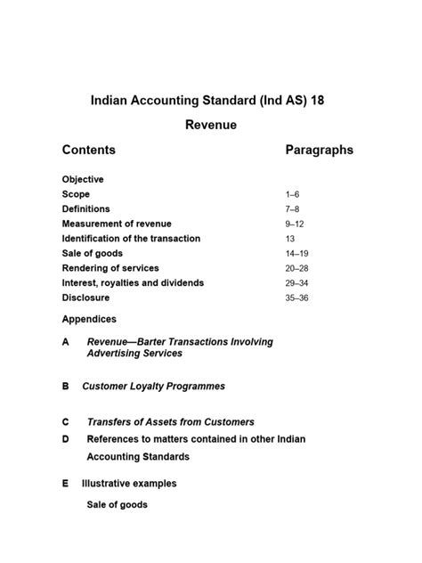 ind as18 pdf revenue fair value